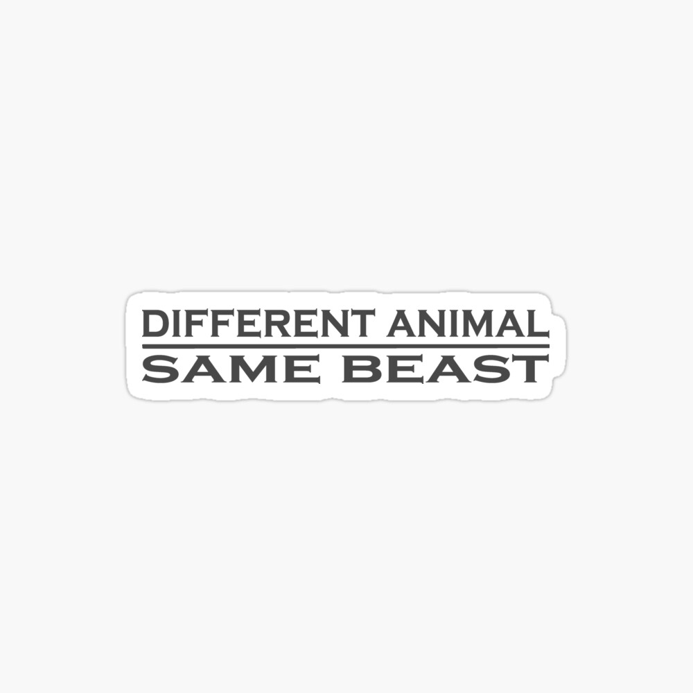 Different Animal, Same Beast – Conroy's Cosy Corner